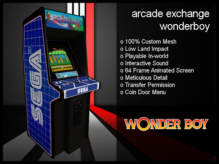 Second Life Marketplace - [AMG] Arcade Exchange - Wonderboy